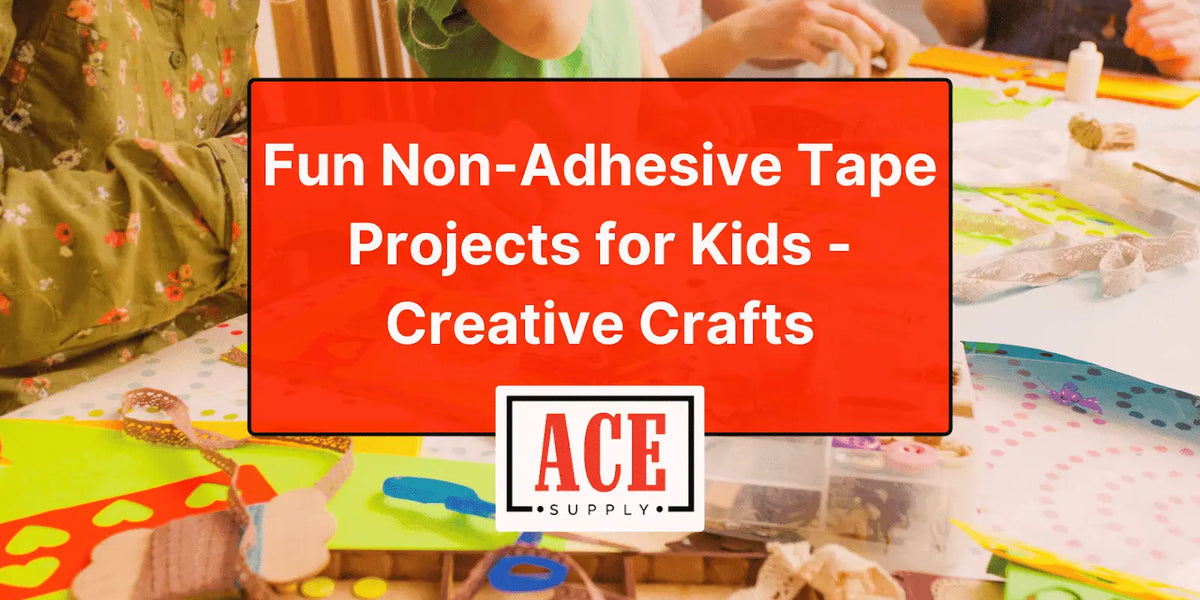 Fun Non-Adhesive Tape Projects for Kids - Creative Crafts - ACE Supply
