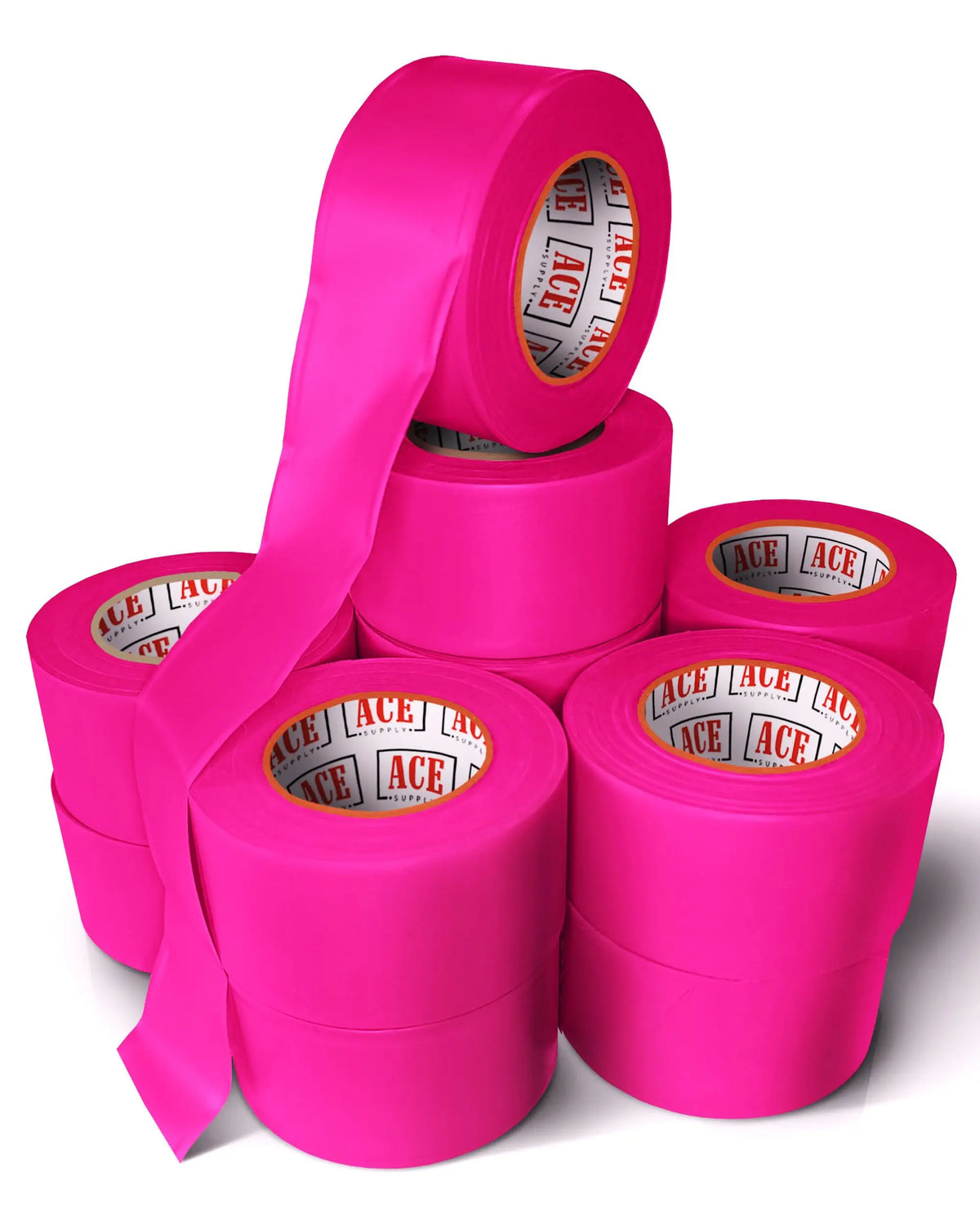 Pink Flagging Tape Survey Tape - Non-Adhesive 144 Pack - 1.5" Width, 1 ...