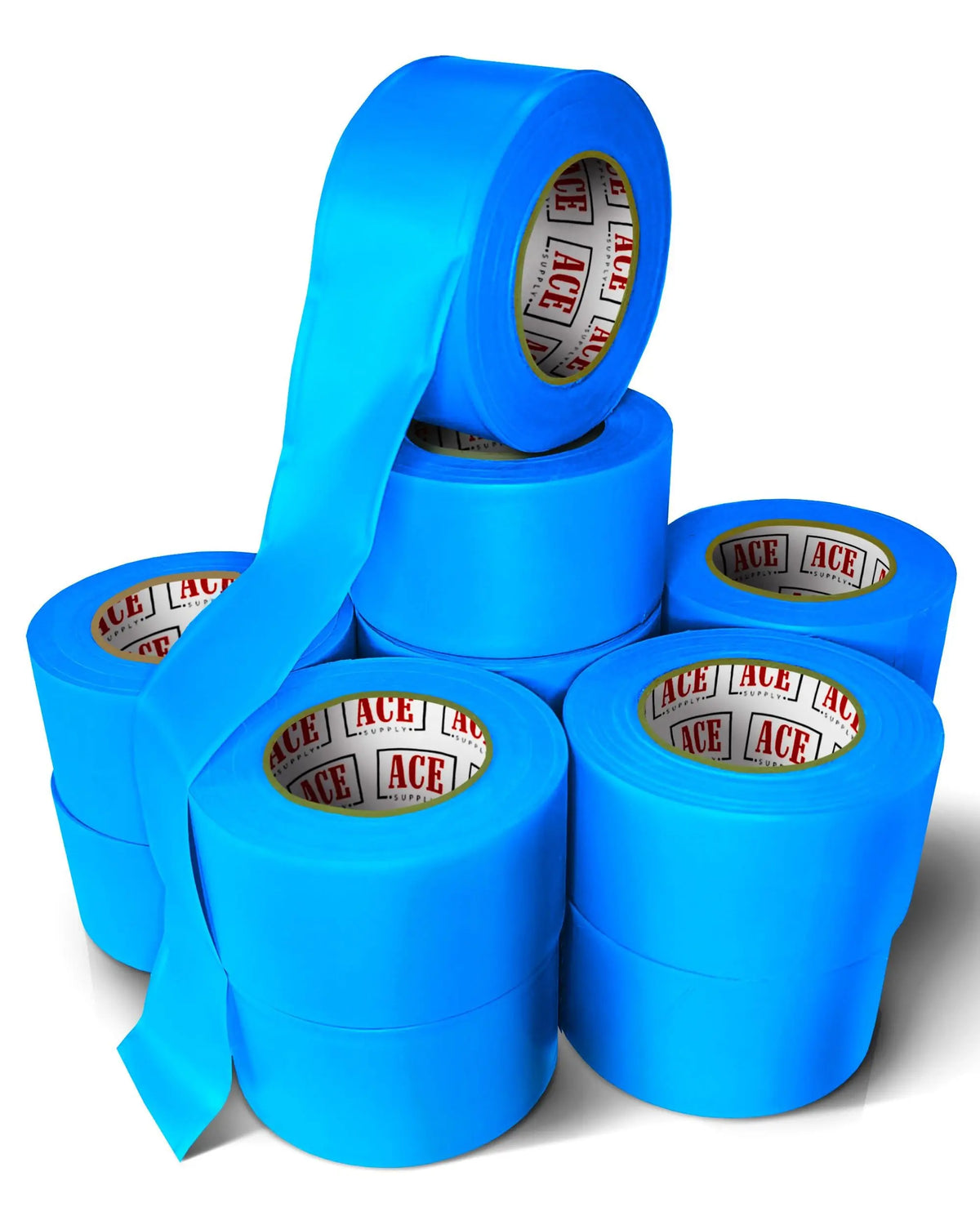 Blue Flagging Tape Survey Tape - Non-Adhesive 144 Pack - 1.5" Width, 1 ...