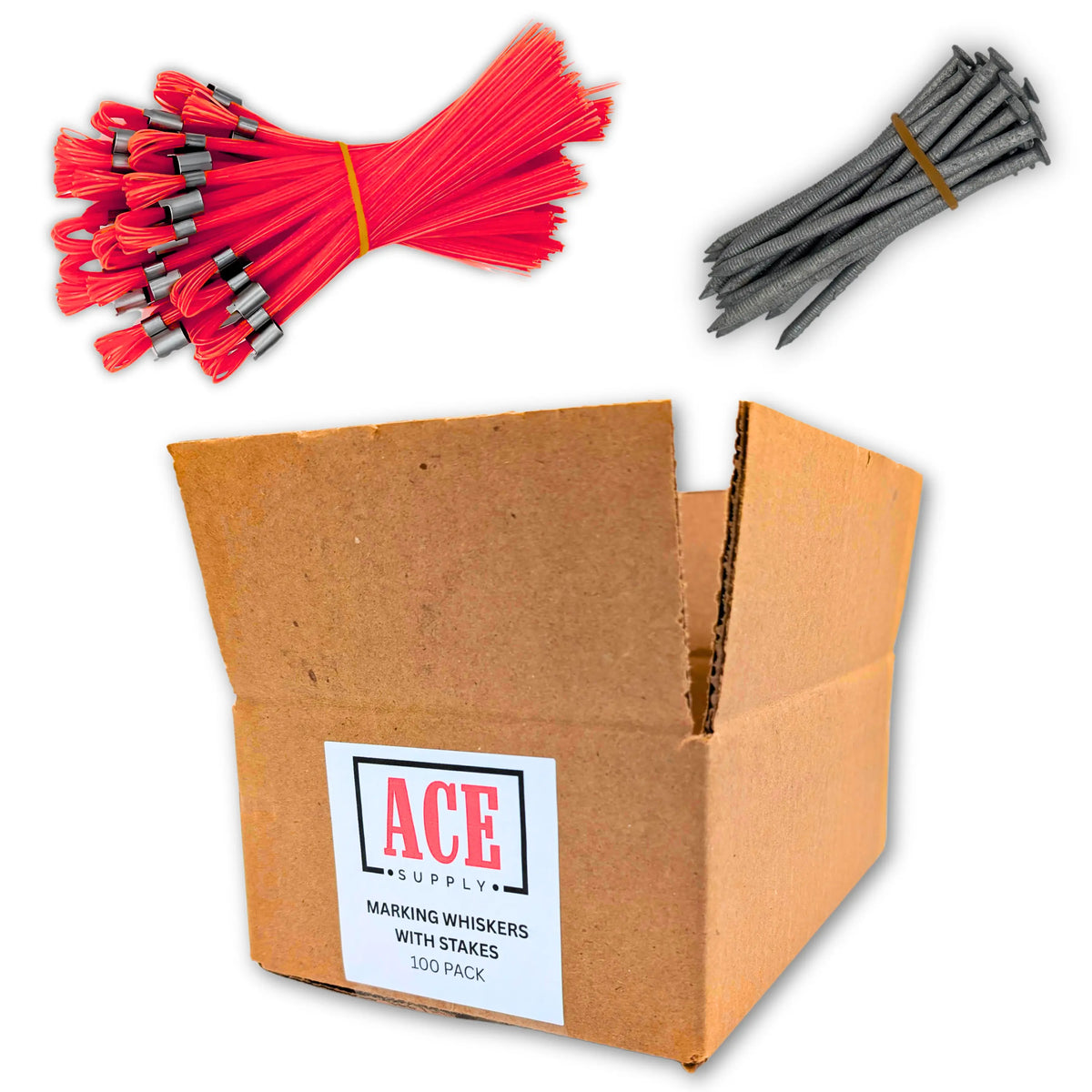 Durable Marking Whiskers - 100 Pack Set — ACE Supply